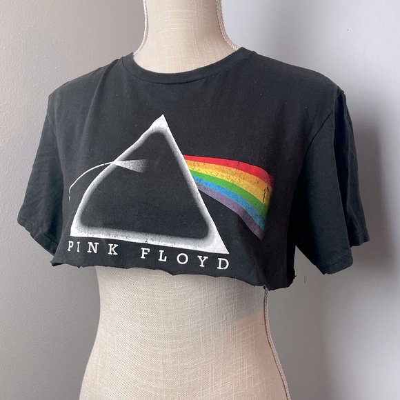 Pink Floyd | Tops | Authentic Vintage Pink Floyd Crop Top T Shirt ...
